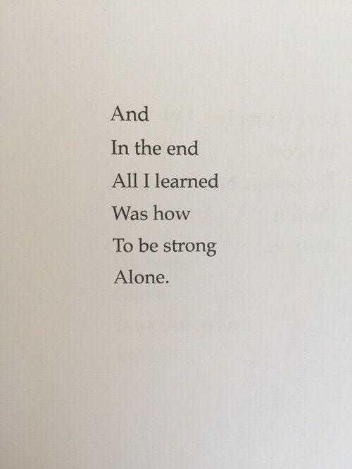 you never be alone or you will always be alone | by Willbematcha | Medium