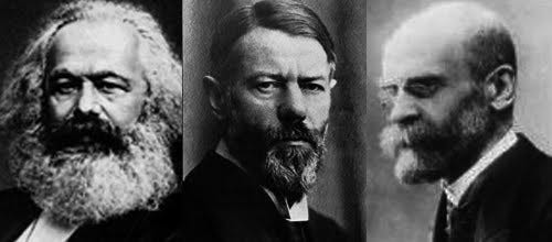 Compare And Contrast Durkheim, Marx, and Max Weber on the basis of ...