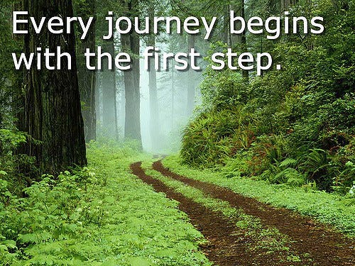 Take the first step. Take the first step… | by Pastor Matthew Best | Medium
