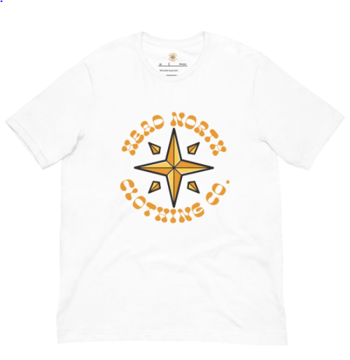 White Head North Logo T-Shirt - Head North Clothing Company - Medium