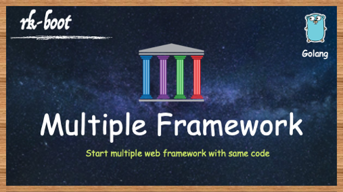 Golang: Start 7 web frameworks with same set of codes | by mofcloud | Medium