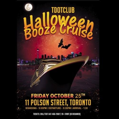 Tdotclub Halloween Friday Booze Cruise 2024 - Harry Ajax - Medium