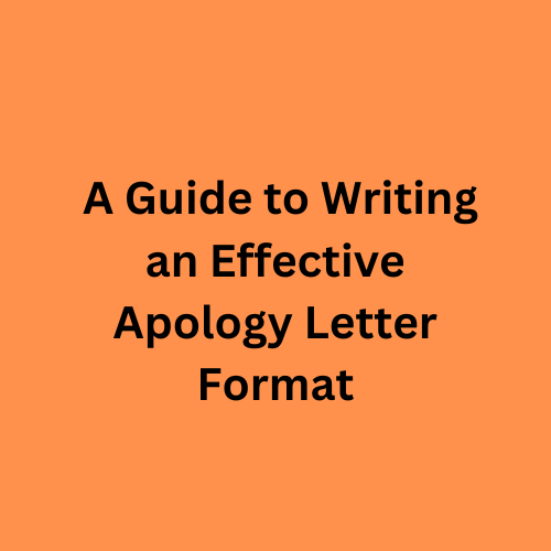 Mastering the Art of Apology: A Guide to Writing an Effective Apology ... Mastering the Art of Apology: A Guide to Writing an Effective Apology ...