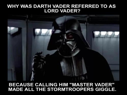 50 Star Wars Jokes to Make Even Darth Vader Crack a Smile - Chameleon ...