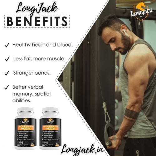 LongJack Plus Capsule Benefits - Sizebooster Capsule - Medium