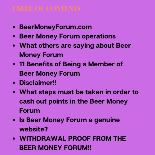 Review of BeerMoneyForum. According to our site research, the… | by ...