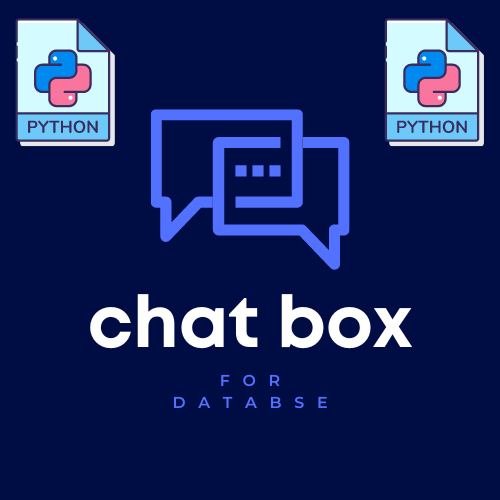 Create Your own Chat Box in 10 lines of Code: Chat with a database in ...