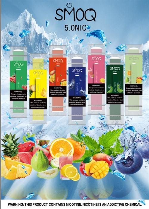 Smoq Disposable. Smoq Disposable: Smoq 5% Salt Nicotine… | by ...