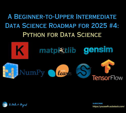 A Beginner-to-Upper Intermediate Data Science Roadmap for 2025 #4: Python for Data Science | by ...