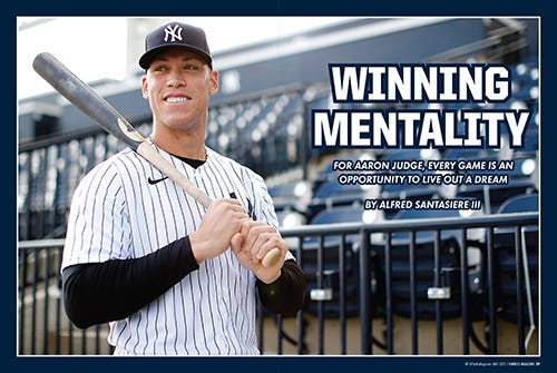 Feature on Aaron Judge — in the May Issue of Yankees Magazine | by ...