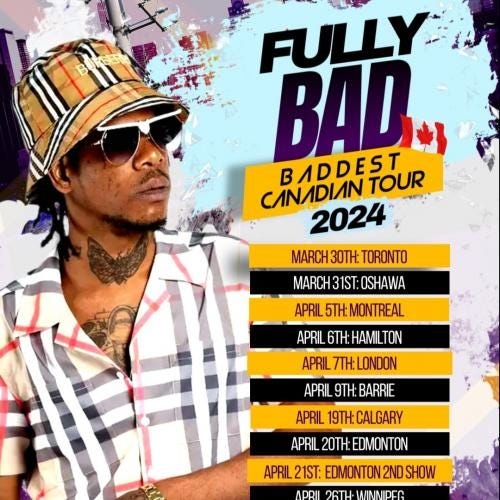 Baddest Canadian Tour: Fully Bad in TORONTO - Harry Ajax - Medium