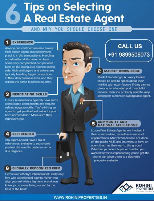 6 Tips on selection a real estate agent and why should choose one of ...