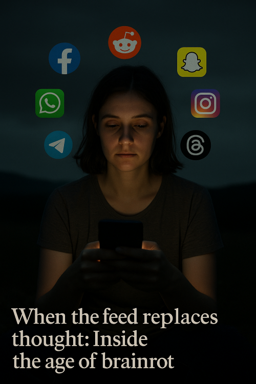 When the Feed Replaces Thought: Inside the Age of Brainrot | by Shruti Shukla | Jul, 2025 | Medium