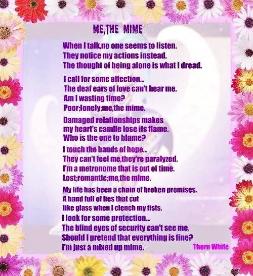 Me, The Mime | by Wendy White | Medium