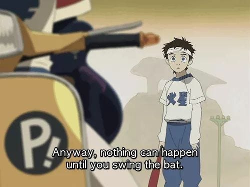 “Nothing Can Happen Until You Swing the Bat” — A Lesson from FLCL That ...