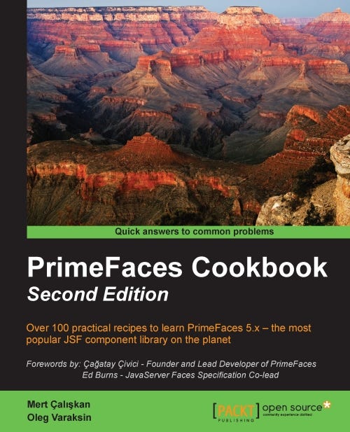 The 2nd Edition of PrimeFaces Cookbook is out | by Mert Çalışkan | Medium