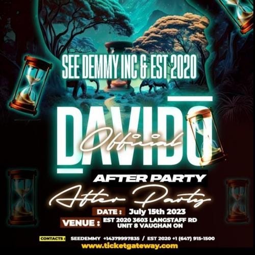 Official Davido after party event - Ricktoronto - Medium