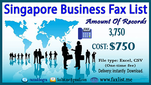 Singapore Business Fax List. Singapore business fax list has added ...