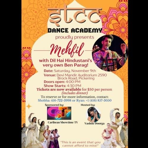 STCC’s MEHFIL!!! with Ben Parag - Harry Ajax - Medium