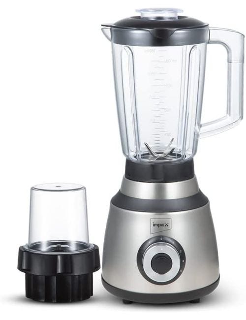 Buy Online Impex BL 3508 600 Watts 2 in 1 Powerful Blender, Stainless ...