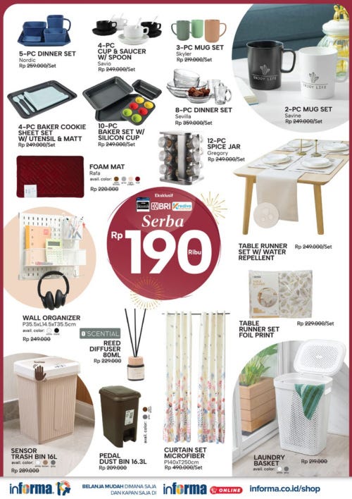Lengkapi Kebutuhan Furniture Dengan Belanja Di Informa | by nur annisa ...