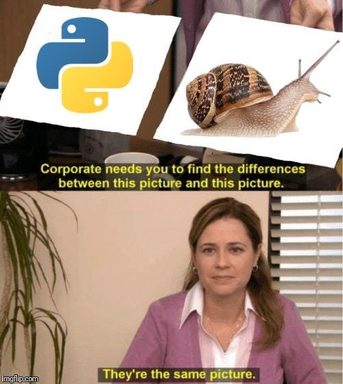 ทำไม Python ถึงเป็นที่นิยมทั้งๆ ที่มันช้า | by TeerayutN. | Medium
