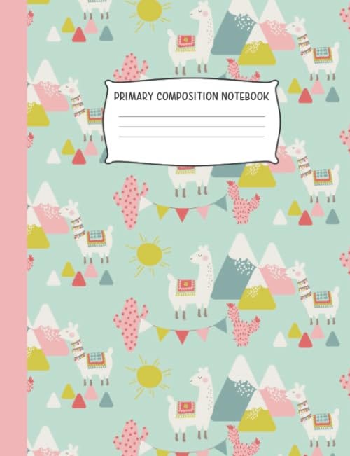 [DOWNLOAD]-Primary Composition Notebook: Llamas | Draw and Write ...