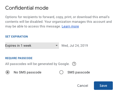 Google’s Confidential Mode in Gmail not so Confidential | by Srikar ...