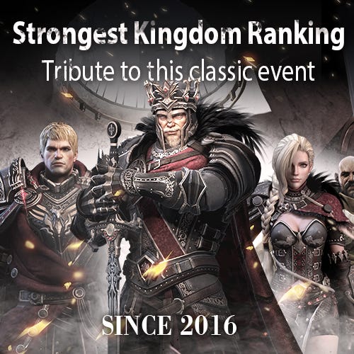 E-sport Center Strongest Kingdom Ranking goes online today! | by Clash ...