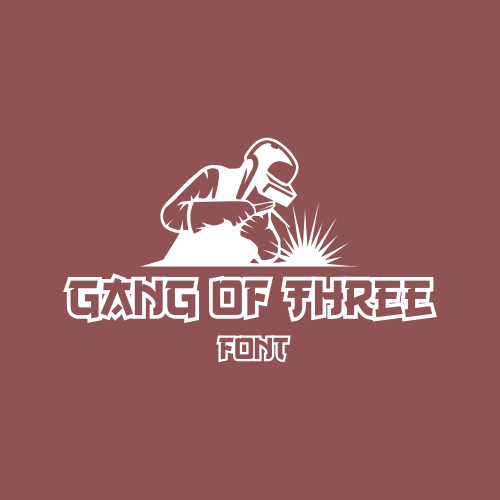 Gang of Three Font - Freefontdownload.Org - Medium