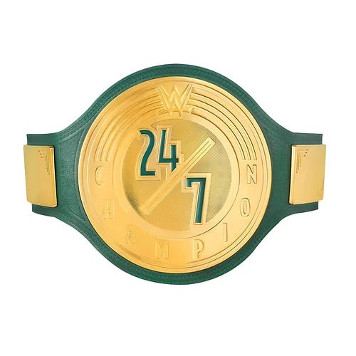 WWE 24/7 Championship - Aasu Yadav - Medium