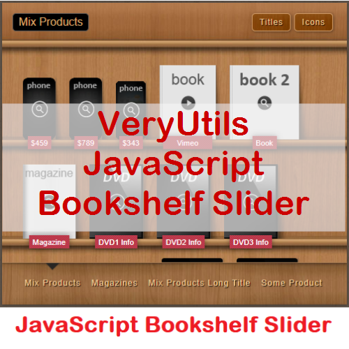 Veryutils Javascript Bookshelf Slider Is A Jquery Plugin By Veryutils Medium