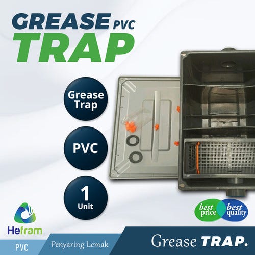 Penyaring Lemak Dan Minyak Grease Trap PVC - Fajarmolase - Medium