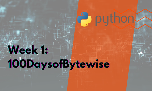 Week1 — Python Odyssey. Hello Readers!📖 | by Moneka | Jul, 2024 | Medium
