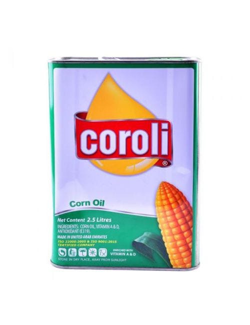 Best Online shopping websites in uae — Coroli Corn Oil Tin - Menakart ...