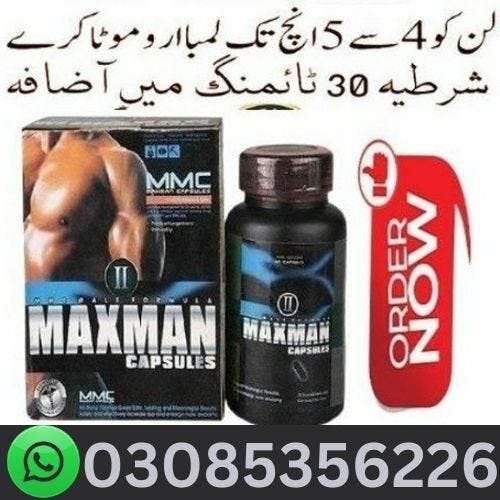 Maxman Capsules price in pakistan | 03085356226 | 50% off - maxman ...