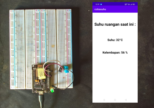 Monitoring Suhu dan Kelembapan Ruangan Menggunakan Android + NodeMCU ESP8266 Secara Realtime ...