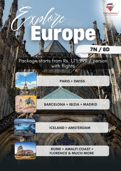 Get The Best Europe Tour Packages | by fliptripholidays | Aug, 2024 ...
