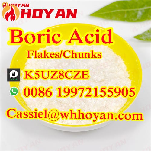 Boric Chunk Acid Pure 99% White Chunk 11113–50–1 | by bmkpmk supplier ...