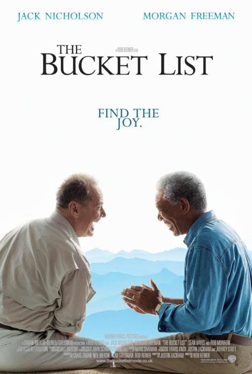 Movie: The Bucket List(2007). 電影名稱：遺願清單/一路玩到掛/The Bucket List | by 後青春期 ...