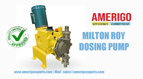 Milton Roy Pumps in India - Amerigo Exports - Medium