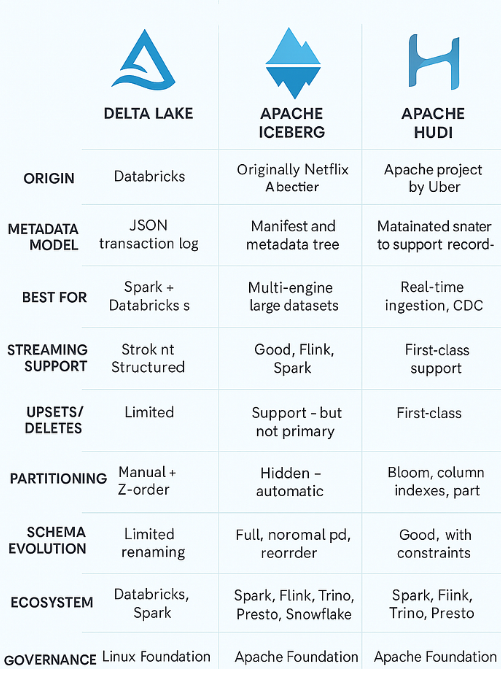 Delta Lake vs Apache Iceberg vs Apache Hudi | by Valentin Loghin | Aug, 2025 | Medium