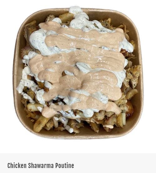 Shawarma poutine - Chick bites - Medium