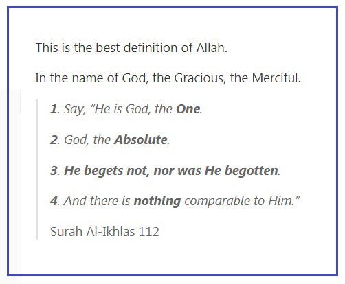 He is Allah; the Creator. In the Qur’an, Allah (God) has… | by Names of ...