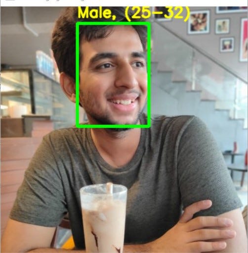 Predict Age And Gender Of Person From The Image Data Using Python By