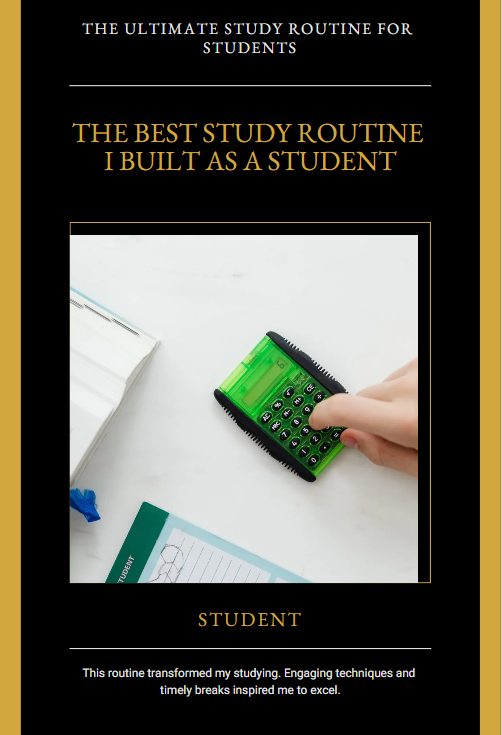 The Best Study Routine I Built as a Student (Inspired by Ikigai, Atomic Habits, and Sapiens ...