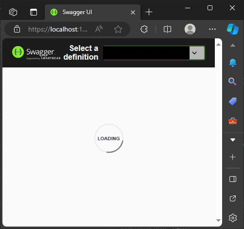 .Net Core 6 Swagger not loaded, always spinning | by David Zhao | Medium