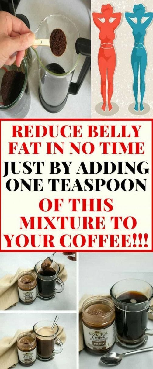 Reduce BELLY FAT IN NO TIME Just by Adding One Teaspoon of This Mixture ...