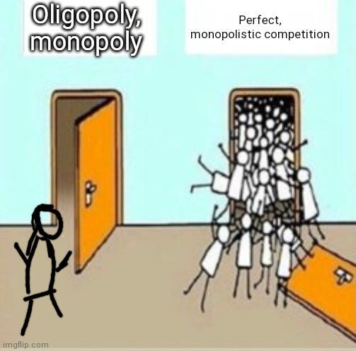 😁memes🤣Different market structures — A levels Economics CIE 9708 | by ...