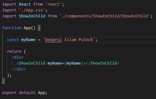 Passing data to React Child Component | by Dedarul Islam Pulock | Medium